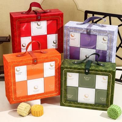 China Premium Gift Box Set Windowed Christmas Packaging Semi Transparent Inner Tray Holiday Treat Presentation Box for sale