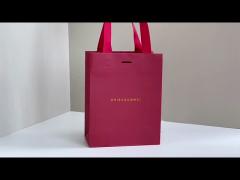 Recyclable White Card Paper Gift Bags Custom Design For Luxury Packaging