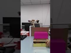 Boîte cadeau magnétique de couleur unie, boîte d'emballage, cadeau d'anniversaire, cadeau de réunion annuelle d'entreprise