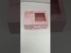 Custom Foldable Magnetic Rigid Gift Box With Clear Window For Display And Retail Packaging