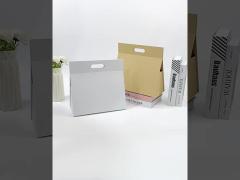 Portable One Piece Magnetic Gift Box Foldable Design with Custom Logo for Boutique Packaging