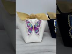 European Wedding Favor Box Floral Lace Hanging Candy Gift Elegant Guest Favor Ins Style Packaging