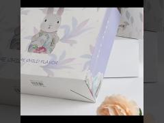 Whimsical Rabbit Gift Bags Set Pastel Floral Tote Bags