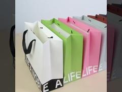 Premium Kraft White Card Gift Bags Set Custom Printed Reinforced Thickness