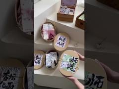 Eco Friendly Kraft Paper Gift Bags Set Custom Printed Handheld Packaging For Honey Tea Clothing