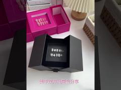Custom Logo Double Drawer Nail Art Box - Premium Display Case