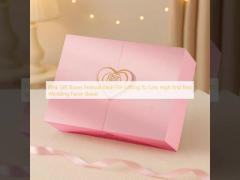 Pink Gift Boxes Festival Ideal For Gifting To Girls High End Red Wedding Favor Boxes