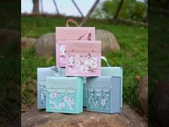 Floral Handle Box Set Premium Pastel Wedding Favor Collection For Bridesmaids Girlfriends