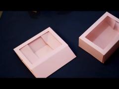 Transparent Window Paper Box Gift Box Gift Folding Paper Box Custom Packaging Box Color Box