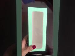 Windowed Foldable Gift Box Transparent Packaging With Handle For Dolls Flowers
