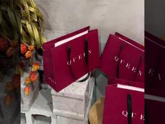 Custom Printed Logo Shopping Bags For Clothing Store