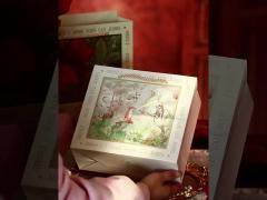 Luxury Gift Bag Premium Illustration Packaging Natural Jute Handle Valentines Day Special Occasion G