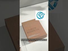 honeycomb book shaped gift box premium magnetic flip top packaging eco friendly recycled paper