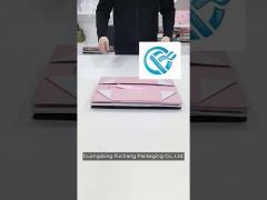 custom foldable flip top garment boxes for suits and clothing