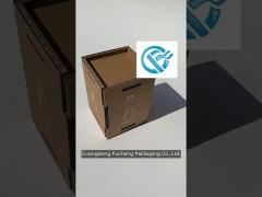 premium recycled cosmetic box eco friendly white ink screen printed packaging custom branding ready
