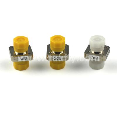 China Customized Fixed type male to female fiber optic attenuator 0-25dB metal box for sale