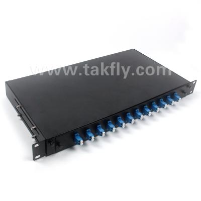 China 12 core fiber optic distribution frame with replaced face panel LC SC ST FC ODF frame for sale