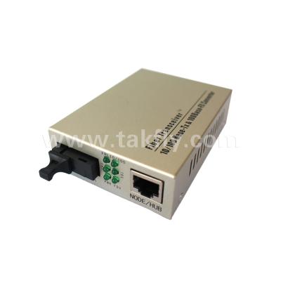China 10/100M Single mode multi mode simplex dual fiber optic ethernet media converter for sale