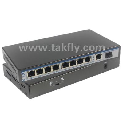 China 10 port gigabit poe network switch 120W high power gigabit poe switch for sale