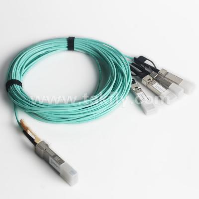 China Customized 3,5,10m Qsfp aoc cable LSZH Om3 Active optical cable for sale