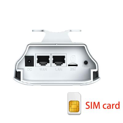 Cina alimentazione elettrica all'aperto di CC 12V del router di 300Mbps 4G 4g Lan Router With Sim Slot in vendita
