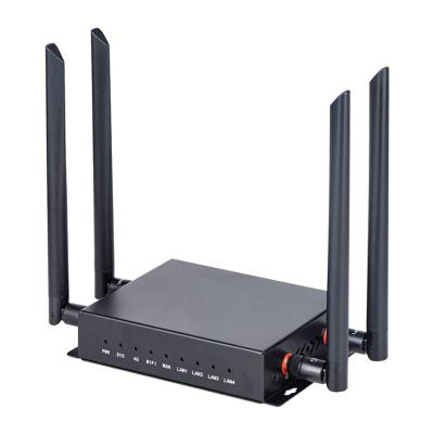 Cina 300Mbps WS988 sbloccano il porto di Shell Rj 45 del metallo del nero del router di 4G Wifi in vendita