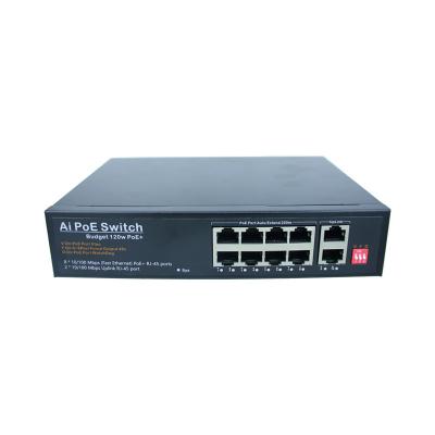Cina Porti non gestiti del commutatore 8 di gigabit IEEE802.3 e 2 100M Electrical Ports in vendita