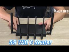 Metal Shell 5G Wifi 6 Router 1200Mbps Dual Band Industrial With SIM Slot