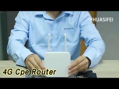Smart 4G Cpe Router 300Mbps 2.4G Rj45 Port With Plastic Shell