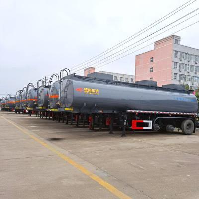 China New Oil Semi Trailer Liquid Discharging Tanker Semi Trailer Water Tanker Trailer for sale
