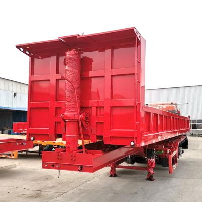 China Dump Semi Trailer Self-unloading Semi Trailer Big Semi Trailer Heavy Duty Trailer for sale