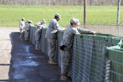 Welded wire rope mesh gabion bastio and hesco barrier