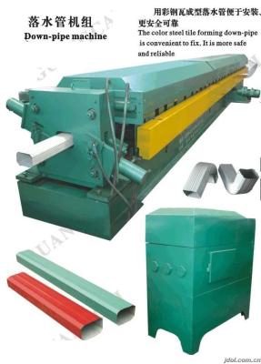 China Machine 13 van 10m Min Downspout Pipe Roll Forming Posten Te koop