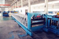 China 0.6mm Double Layer Roofing Sheet Roll Forming Machine for sale