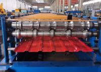 China 15m/Min Single Layer Roll Forming Machine , Trapezoidal Sheet Roll Forming Machine for sale