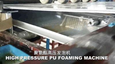 Cina Macchina 8m/min, produzione di attrezzature del pannello a sandwich dell'unità di elaborazione 3KW del pannello a sandwich in vendita