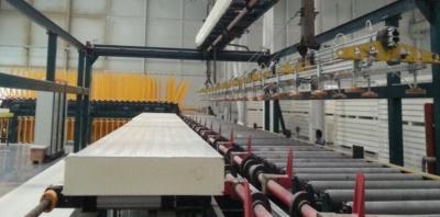 Cina Linea di produzione continua del pannello a sandwich dell'unità di elaborazione 80KW in vendita