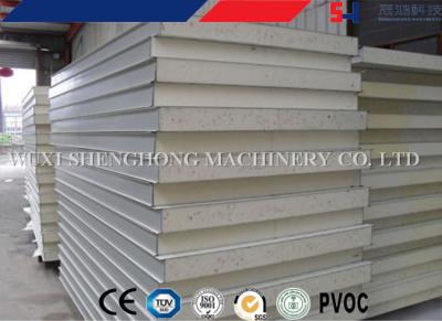 China Continuous EPS Sandwich Panel Roll Forming Machine 8m/Min for sale