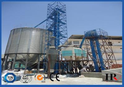 China Corrugated Hot Dip Galvanized Grain Storage Bins With Temperature Moisture Inspection Sensor for sale