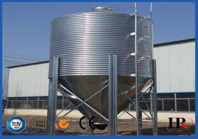 China 10 Ton Steel Hopper Bottom Grain Bins 2.7mx2.7mx6.2m for sale