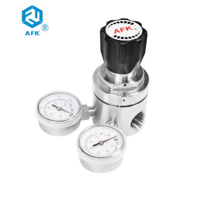 Cina Regolatore industriale di pressione del gas di acciaio inossidabile di AFK R13 per la CO2 del gas dell'azoto dell'elio in vendita