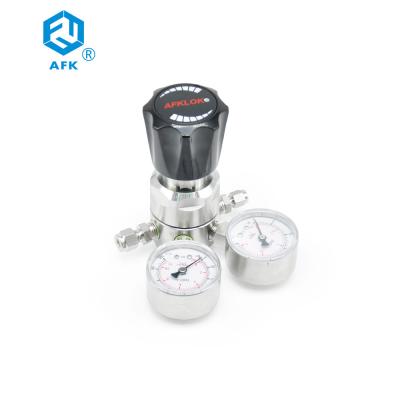 China Stainless Steel Pressure Regulating Valve Nitrogen Natural Propane Low Pressure Regulator for sale
