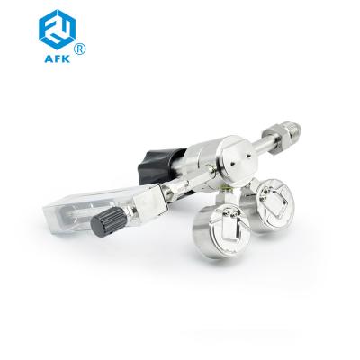 China Industrial Single Stage Gas Regulator 4000 Psi High Pressure Helium Regulator for sale