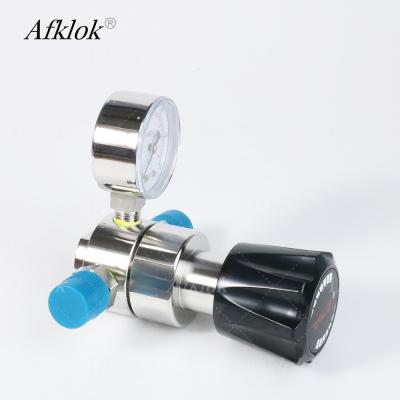 China Methaanwaterstof Ammoniak Gas roestvrij staal 316L Drukregulatoren voor laboratorium semiconductorindustrie 60psi for sale