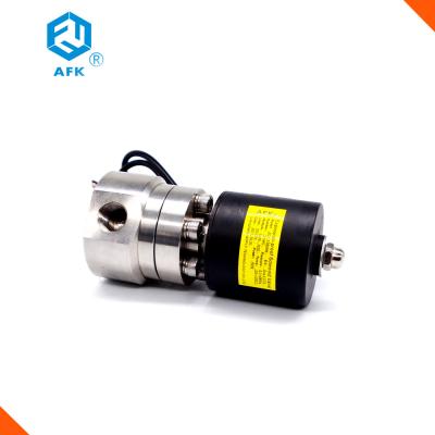 China Stainless Steel High Pressure Water Valve , 12V 2 Way High Pressure Steam Valve for sale