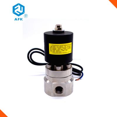 China Stainless Steel High Pressure Water Valve , 12V 2 Way High Pressure Steam Valve for sale