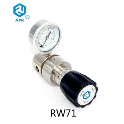 China Enige Stadium Achterklep 300 Psi, 316L-Terugvloeiendrukregelaar met PCTFE Seat Te koop