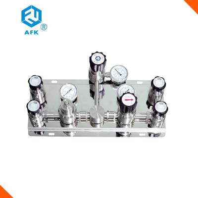 China AFK Semi - Automatic Changeover Panel , High Pressure Gas Control Panel for sale