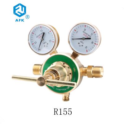 China R155 Brass Pressure Regulator , 3-1/4" Diaphragm Structure Vacuum Regulator Valve for sale