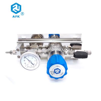 中国 ゲージが付いている二次酸素のコントロール パネルの単段小型SS 1/8 Npt 販売のため
